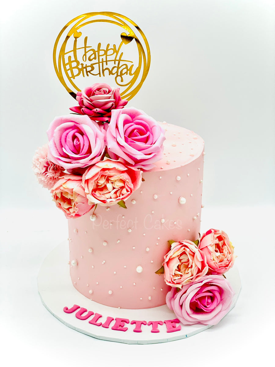 Rose Pearl Cake – Perfect Cakes Perth